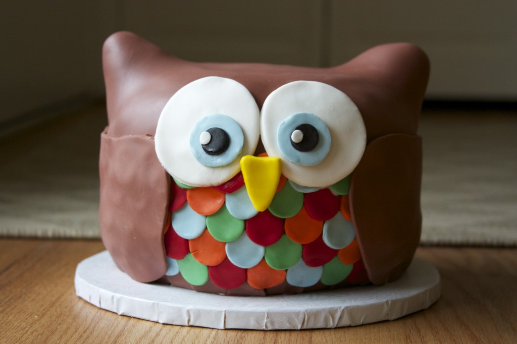 How to Make an Owl Cake (150/365) – simmiecakes